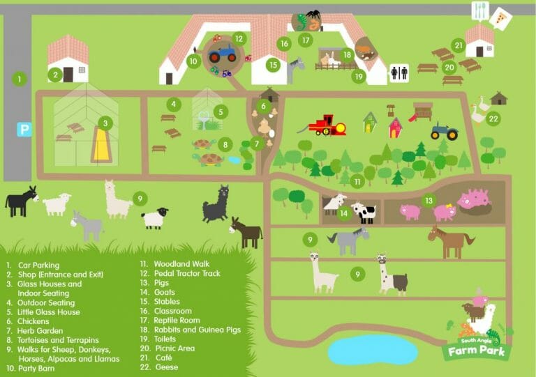 View our farm map at South Angle Farm Park